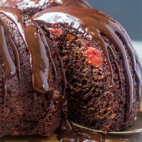 Chocolate Cherry Fudge Bundt Cake Cooking With Carlee