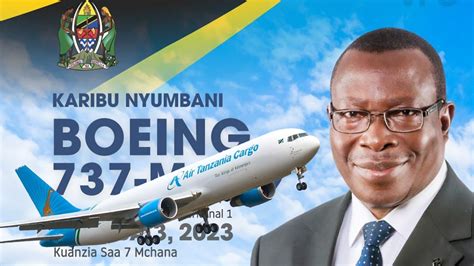 Live Mapokezi Ya Ndege Mpya Ya Tanzania Dr Mpango Anaipokea Youtube
