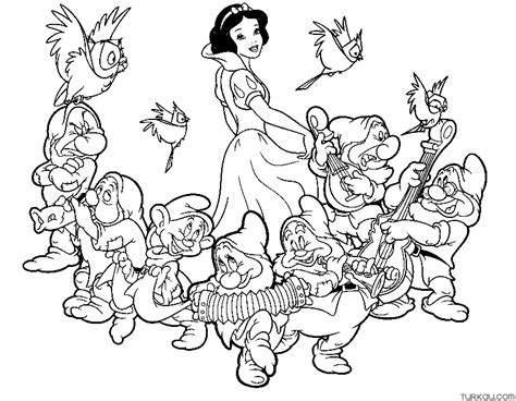 Desenho Branca De Neve Para Colorir