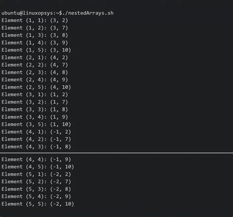 Bash For Loop With Array