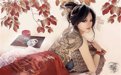 배경 화면 2560x1600 픽셀 미술 예술적 삽화 공상 소녀 여자애들 실물 문신 2560x1600
