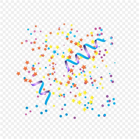 Color Confetti Vector Hd Images Colored Confetti Clipart Celebration