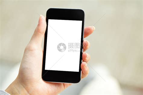 手持带空白屏幕的手提电话高清图片下载 正版图片321982465 摄图网
