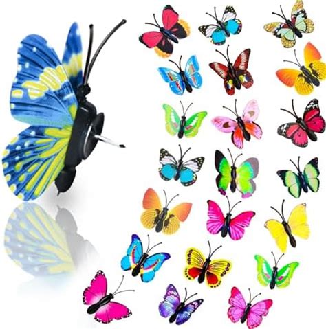 Amazon Rukinovi 30pcs Butterfly Decorative Thumb Tacks Office