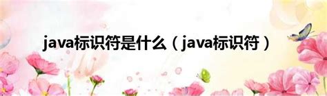 java标识符是什么（java标识符） 华夏网
