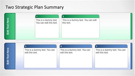 Free Strategic Plan Summary Presentation Template