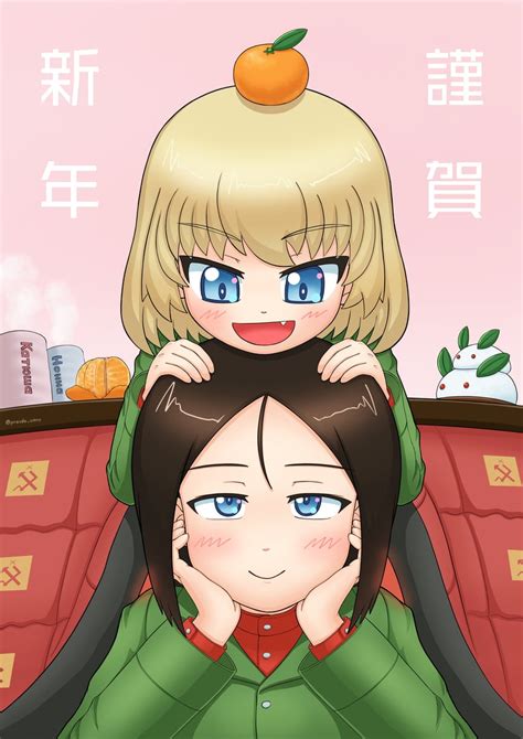 Katyusha And Nonna Girls Und Panzer Drawn By Pravda Ueno Danbooru