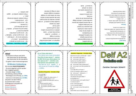 Fiche de préparation au DELF A2 Scol Français FLE fiches pedagogiques
