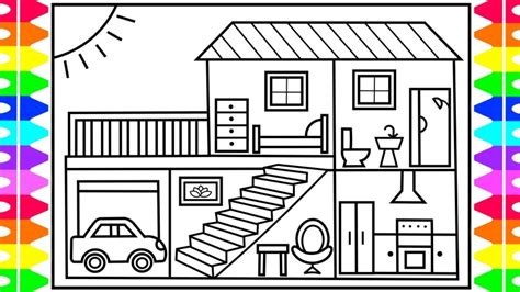 Dessin De Maison à Colorier Gratuit Ventana Blog