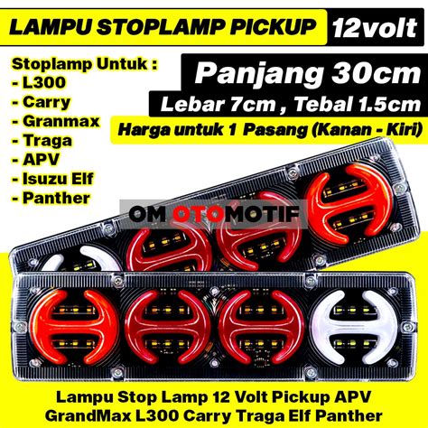 Jual Lampu Belakang Stop Lamp Variasi Running Led Mobil PickUp Pick Up