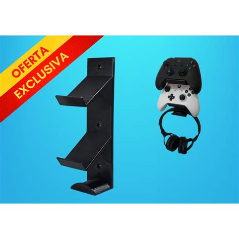 Suporte Controle Ps4 Xbox One Ps5 Pc Ps3 Gamepad E Headset Headphone
