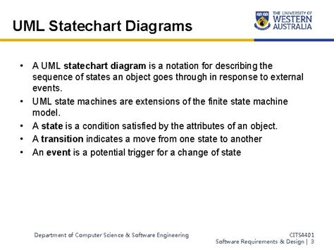 object behaviours uml statechart diagrams software requirements and