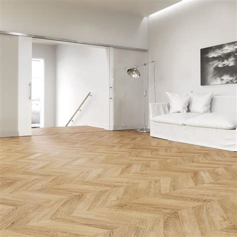 Suelo Laminado Faus High Tech Espiga Boho Efecto Parquet Entablillado