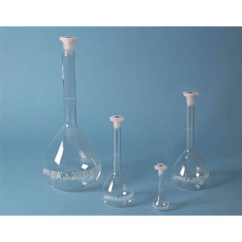 Matraz aforado Clase A con tapón 25 mL Vasos de precipitados y