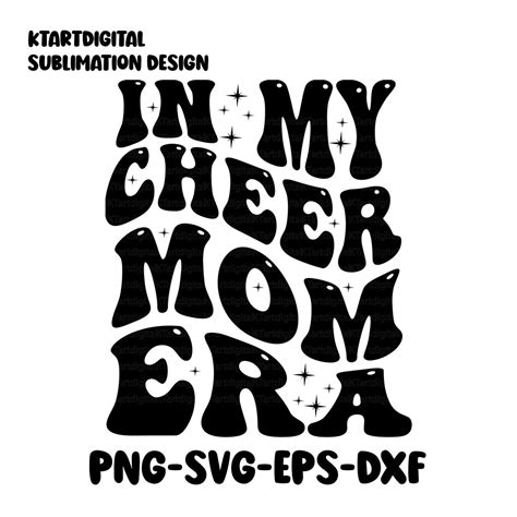 In My Cheer Mom Era Svg Cheer Mom Svg Cheer Mama Svg Cheer Etsy UK