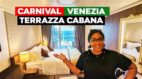 Carnival Venezia Terrazza Cabana Cabin Tour YouTube