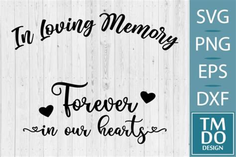 In Loving Memory SVG Memorial SVG Graphic By TMDOdesign Creative