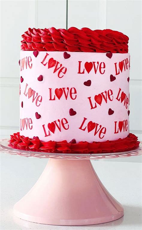 Cute Valentine S Cake Ideas Love Letter Cake