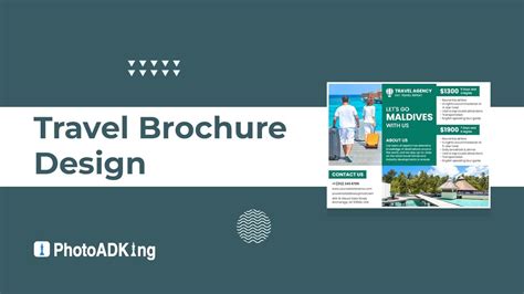 How To Make A Travel Brochure With Photoadking Youtube