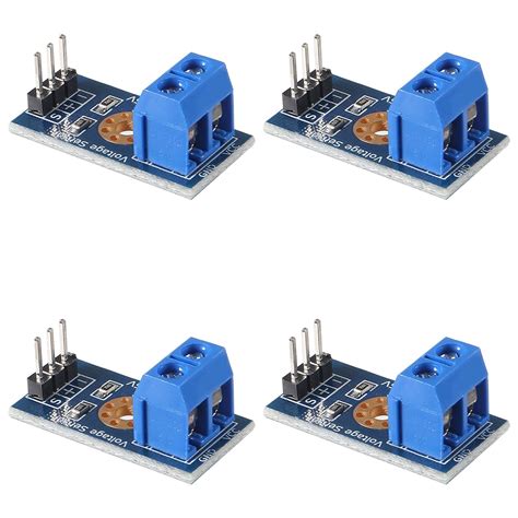 4pcs Voltage Sensor Module DC 0 25V Voltage Tester Terminal Sensor 3