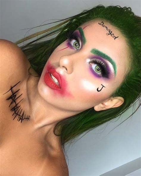 61 Easy DIY Halloween Makeup Looks StayGlam Joker Halloween Makeup