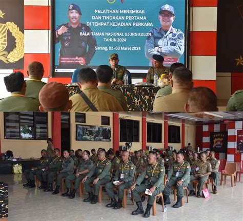 Tingkatkan Kemampuan Dan Keahlian Balai TNUK Berlatih Di SATBRIMOB