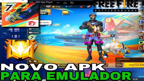 FREE FIRE ATUALIZADO APK NOVA ATUALIZAÇÃO DO FREE FIRE PARA EMULADOR E