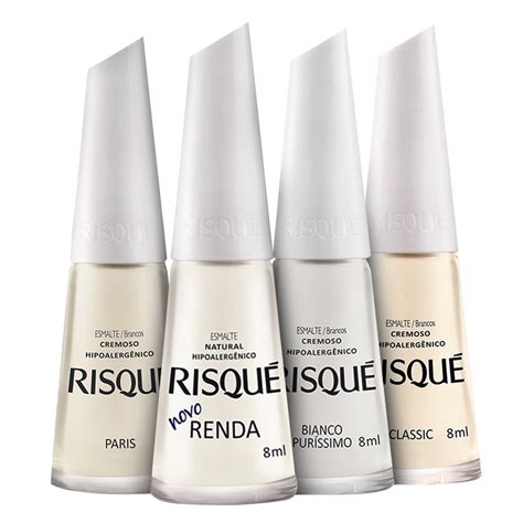 Kit 4 Esmalte Risque Francesinha Manicure Profissional Shopee Brasil