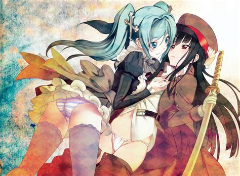 Papel de parede ilustração Anime Meninas anime bunda vestir