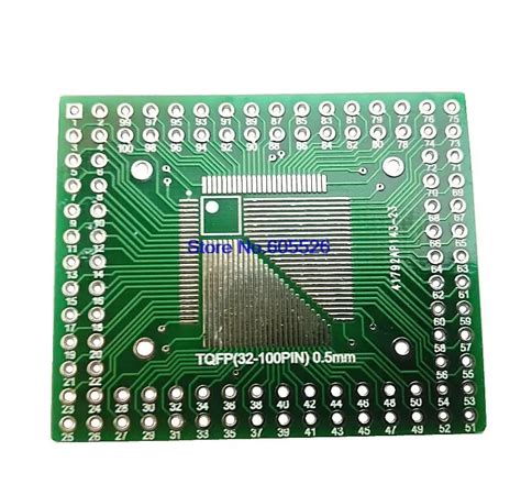 10pcs Lot QFP TQFP FQFP LQFP 32 44 64 80 100 Turn DIP 0 5MM 0 8MM IC