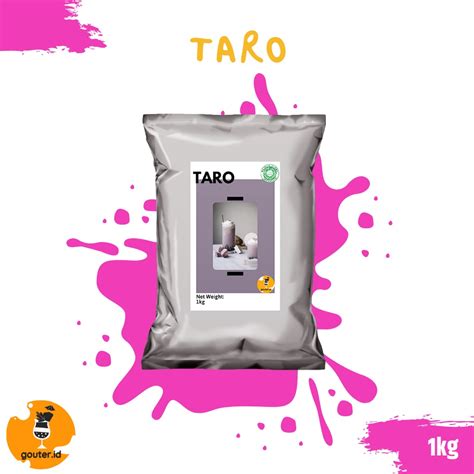 Jual BUBUK MINUMAN RASA TARO 1KG SERBUK MINUMAN ANEKA RASA BUBUK