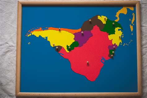 Proyecto continentes II mapas Montessori Educando en conexión