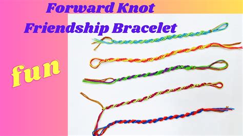 Forward Knot Friendship Bracelet Youtube