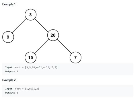 leetcode 리트코드 104 maximum depth of binary tree 민석강