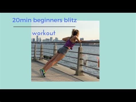 Minute Beginners Workout Youtube