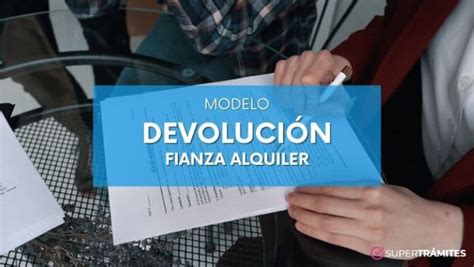 Modelo de Devolución de Fianza de alquiler para Descargar