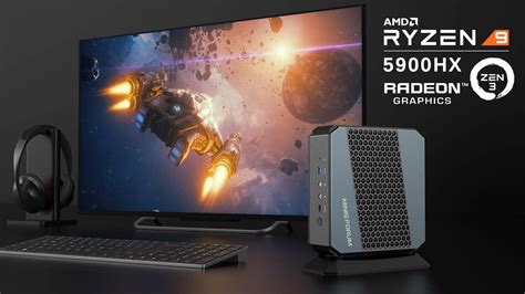 MINISFORUM Memperkenalkan AMD Ryzen 9 5900HX CPU Powered EliteMini HX90