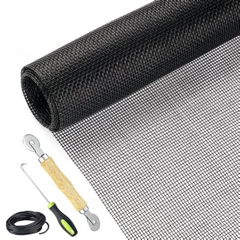 Buy Screen Repair Kit Easy DIY Project 36 X 90 Fiberglass Screen Mesh