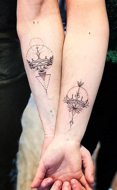 Tatuagens Delicadas Para Casal As Tatuagens De Casal Est O Em Alta Que