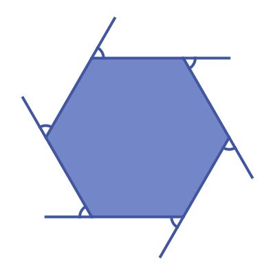 GraphicMaths Hexagons Polygons With 6 Sides