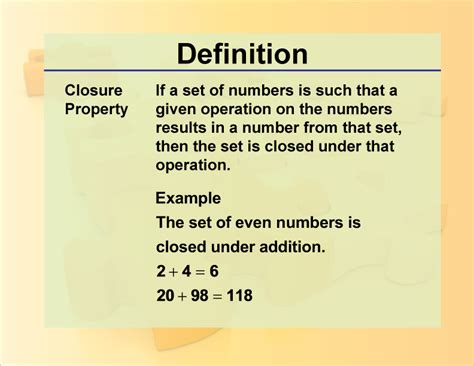 Closure Property Definition Math