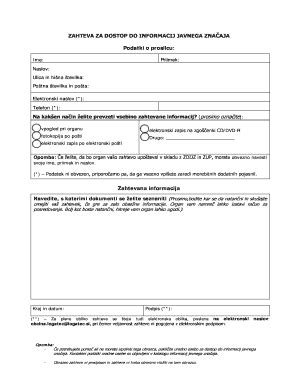 Fillable Online D2rpbd10jy944s Cloudfront ZAHTEVA ZA DOSTOP DO