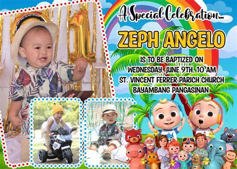3 Cocomelon Invitation Card Design For Birthday And Christening Artofit