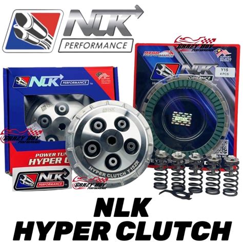 NLK PERFORMANCE HYPER CLUTCH FULL SET Y15ZR LC135 4S LC135 5S RS150 RSX