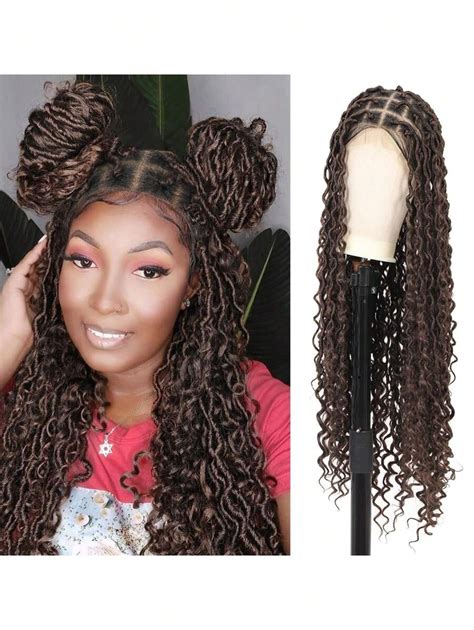 Peluca Tejida De Rastas Sin Nudos Cuadrados Para Mujeres Peluca Tejida
