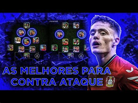 AS MELHORES FORMAÇÕES DA SEMANA PARA O ESTILO DE JOGO CONTRA ATAQUE NO