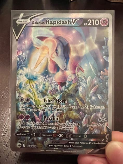 Galarian Rapidash V Alternate Full Art Swsh Pok Mon Ptcg