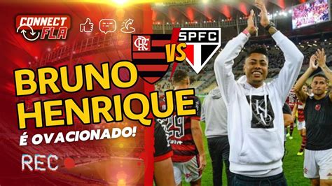 BRUNO HENRIQUE É OVACIONADO SE EMOCIONA E EMOCIONA A TORCIDA MOMENTO