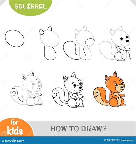 Como Desenhar Esquilo Para Crian As Tutorial De Desenho Passo A Passo