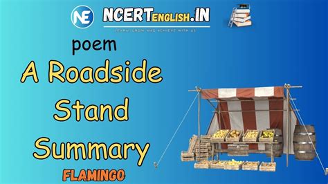A Roadside Stand Summary Class 12 NCERT English